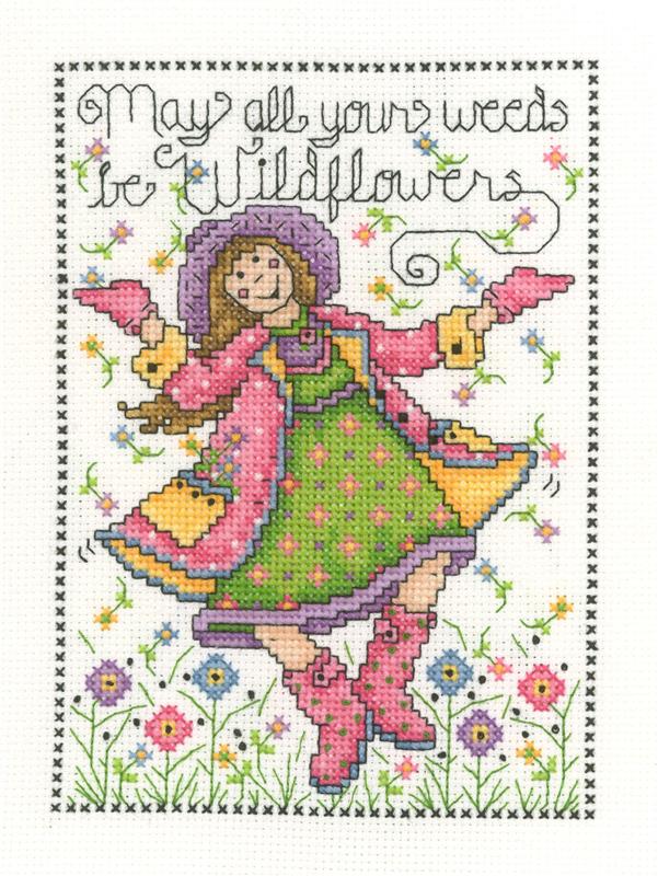 "Wildflowers" | Cross Stitch Design at Imaginating