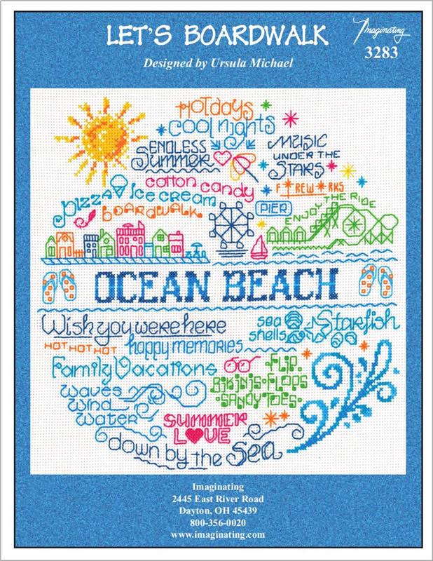 "Let's Boardwalk" | Cross Stitch Design