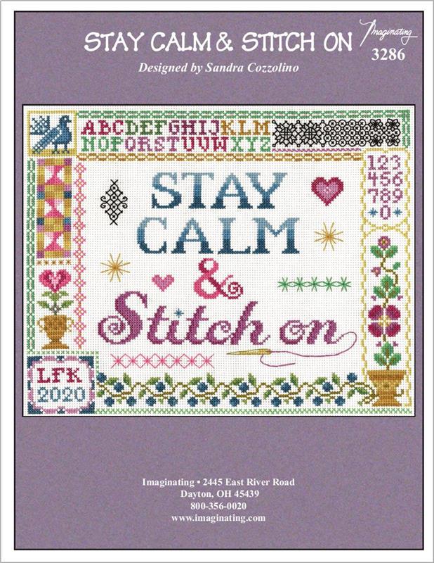 "Stay Calm & Stitch On" | Cross Stitch Design