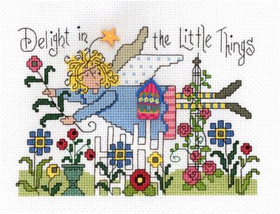 "Delight in the Little Things" | Cross Stitch Design