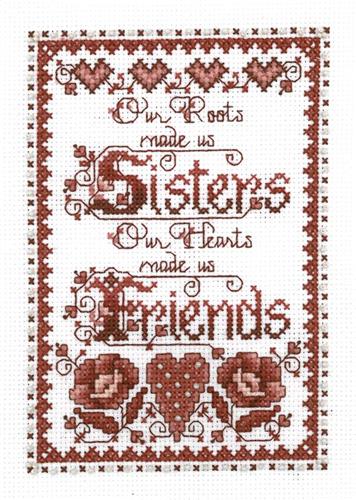 "Sisters" | Cross Stitch Design at Imaginating